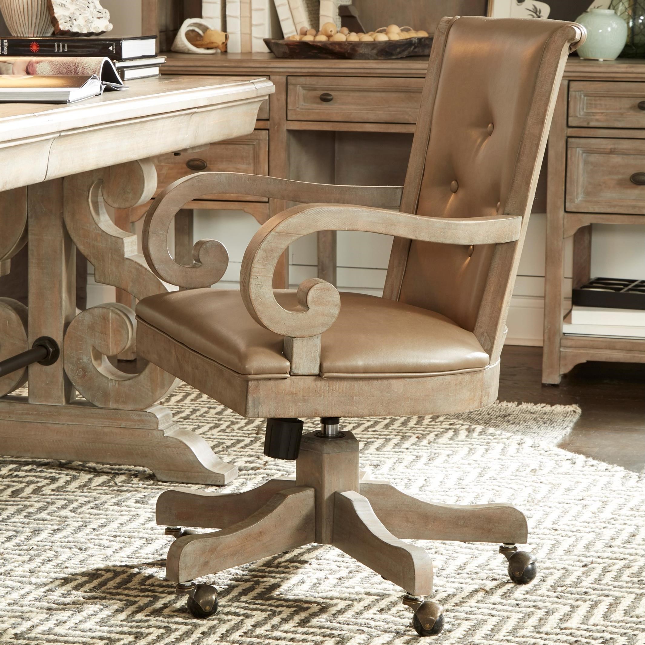 Magnussen Home Tinley Park Home Office Relaxed Vintage Upholstered ... Magnussen Home Tinley Park Home Office Relaxed Vintage Upholstered ...